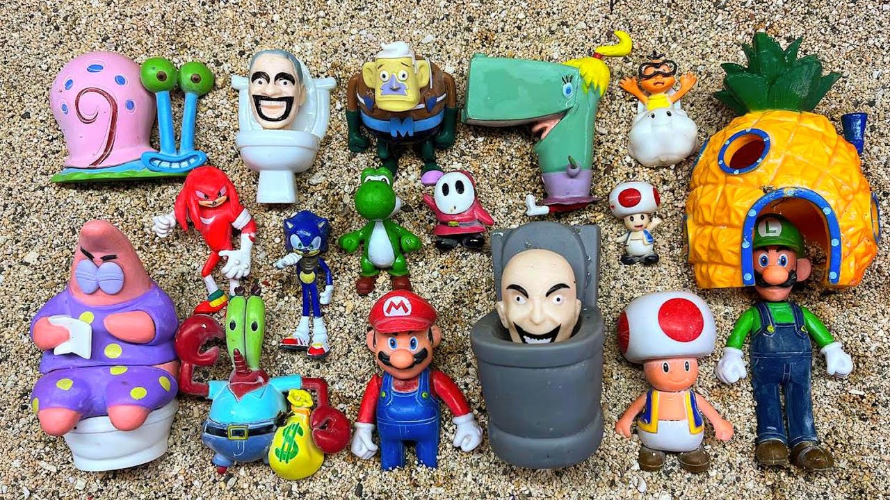 MARIO VS SPONGEBOB SQUAREPANTS VS LUIGI,PETRIX,SQUIDWARD,GARY,DONKEY ...