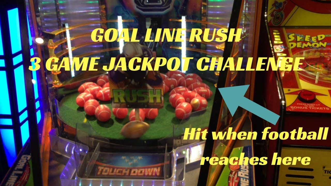 Goal Line Rush | 3 Game Jackpot Challenge | How Many Jackpots can I Win ...