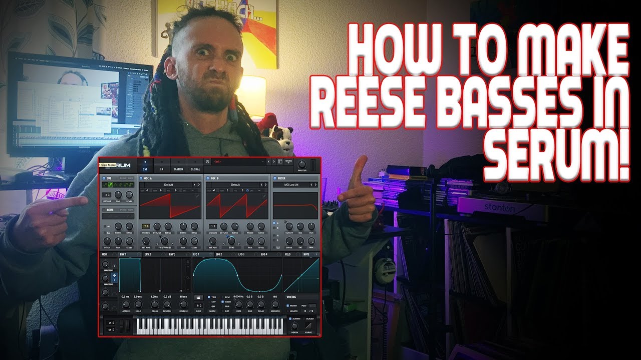 How to make a REESE BASS in SERUM (FREE preset in description ...