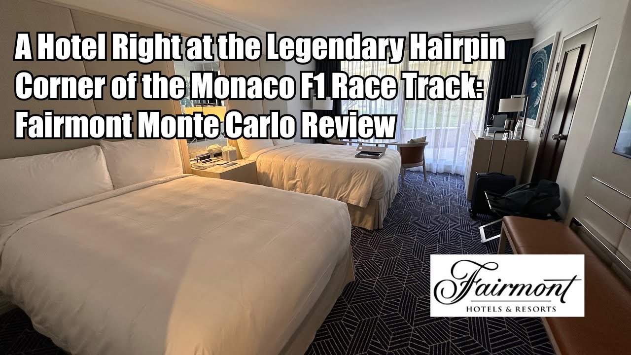 A hotel right at the legendary hairpin corner of the Monaco F1 Track ...