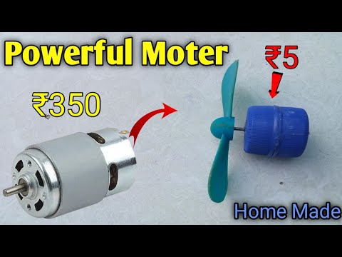 सिर्फ ₹5 में बोतल की कैप से बनाएं 775 DC Motor how to make|| Kaise ...