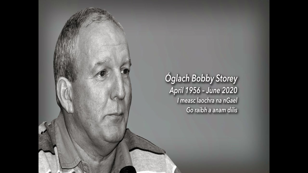 Óglach Bobby Storey a reflection by Gerry Adams - YouTube