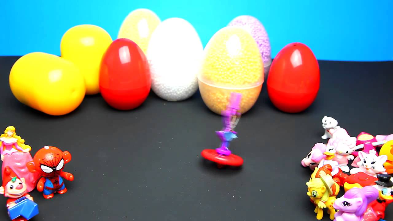 Learn Patterns with Surprise Eggs! Opening Surprise Eggs filled with ...