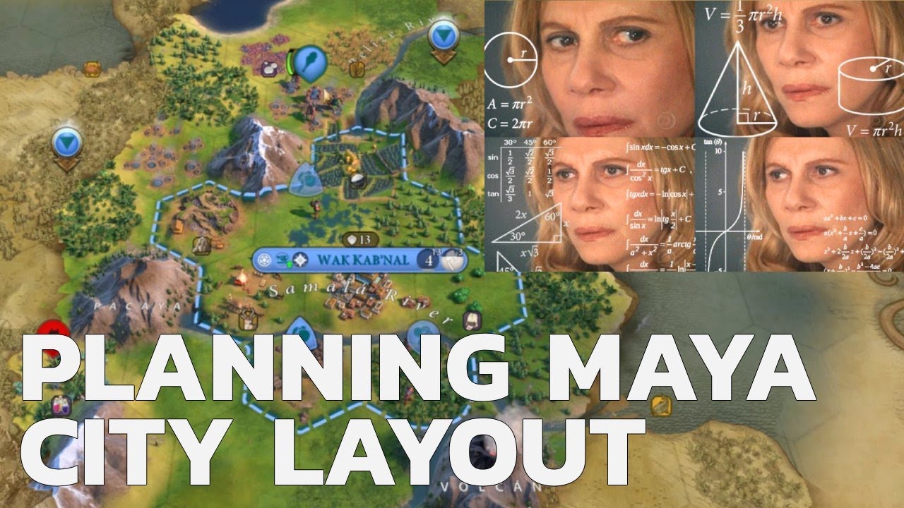 Planning the Maya City Layout Like... - Civ 6 Deity Maya Ep 1 - YouTube