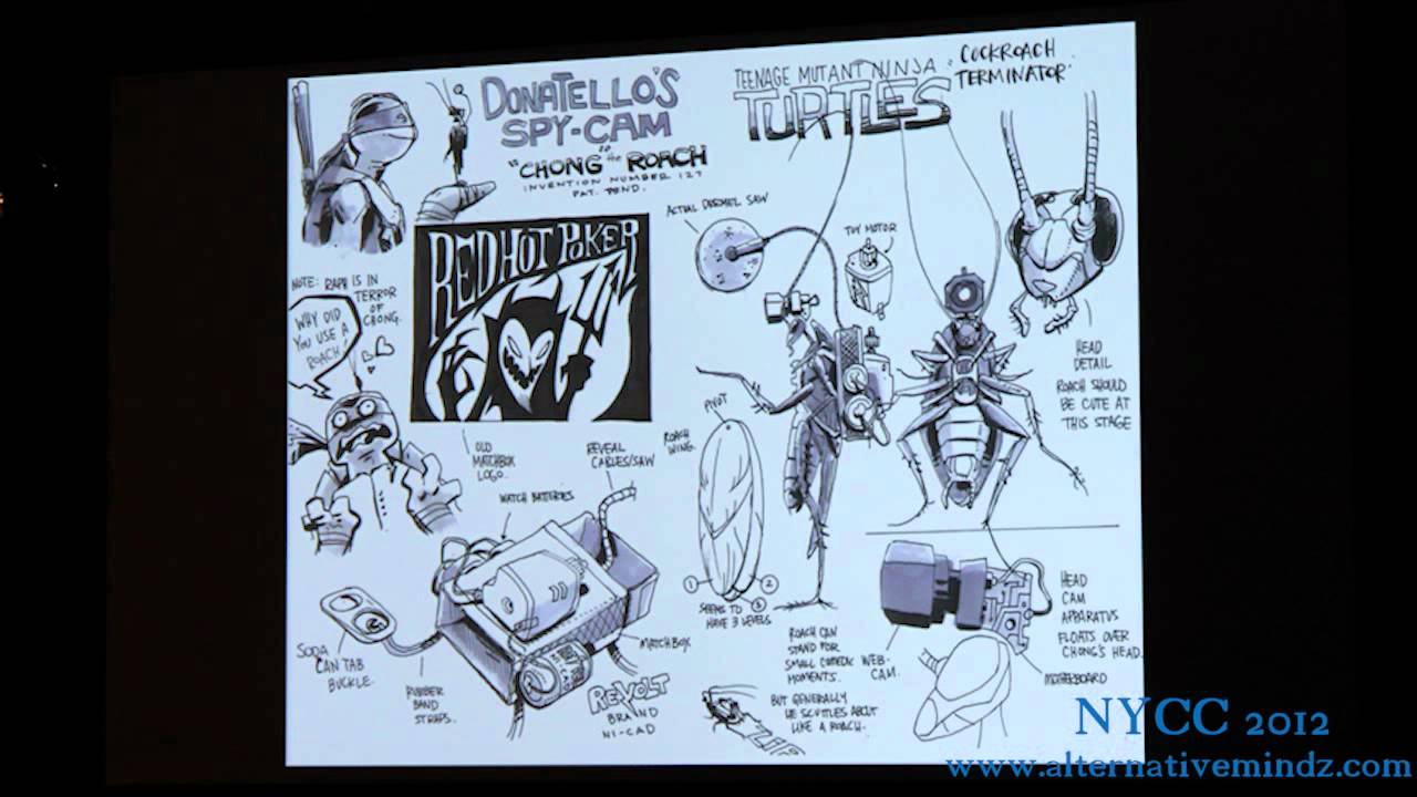 NYCC 2012: Teenage Mutant Ninja Turtles Concept art - YouTube