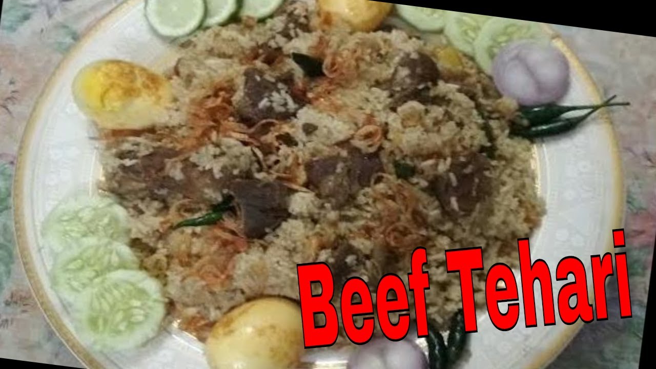 Beef Tehari Recipe/Tehari Recipe/Real Tehari Recipe/Gorur Gosht er ...
