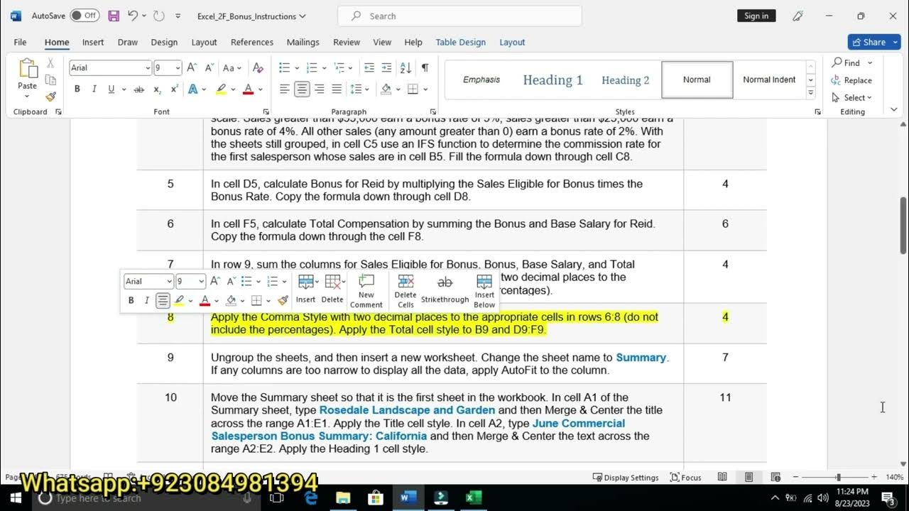 Excel_2F_Bonus | Excel 2F Bonus | excel_2f_Bonus - YouTube