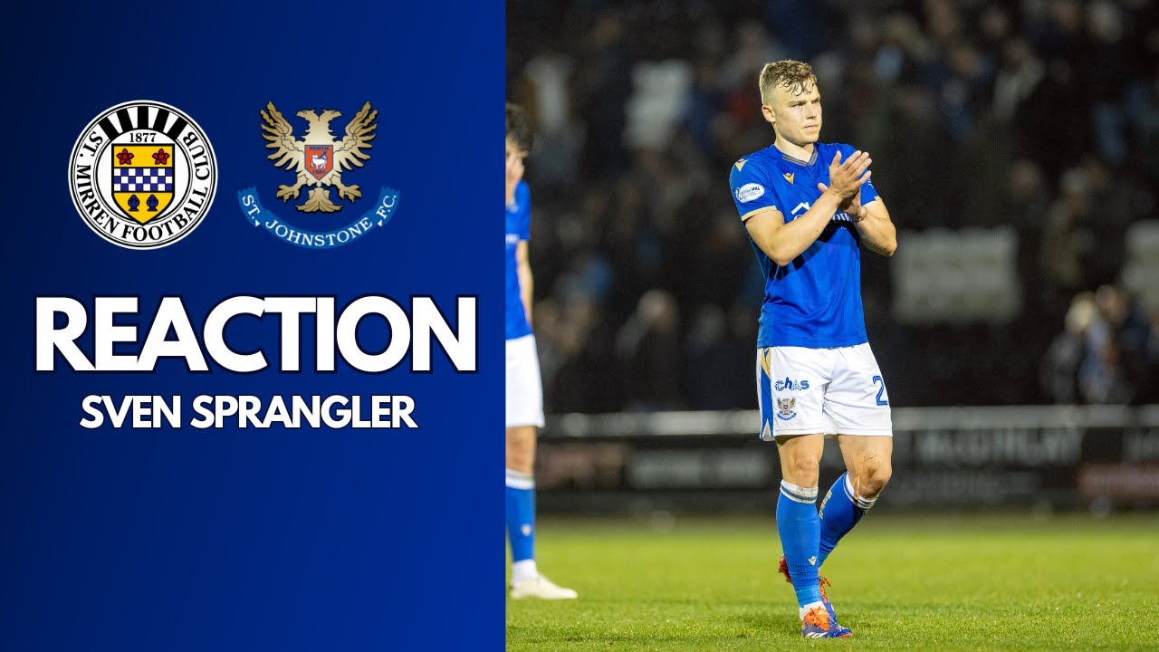 Sven Sprangler || St Mirren reaction - YouTube