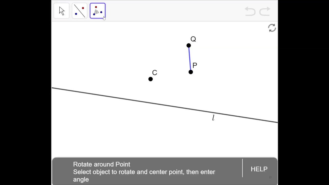 Rotation & Reflection Tool Example - YouTube