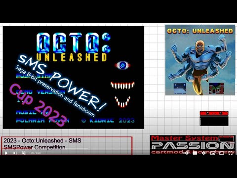 Octo Unleashed - SMSPower 2023 - Hack Game By SegaComics - SEGA MASTER SYSTEM - CARTMOD HOMEBREW ...