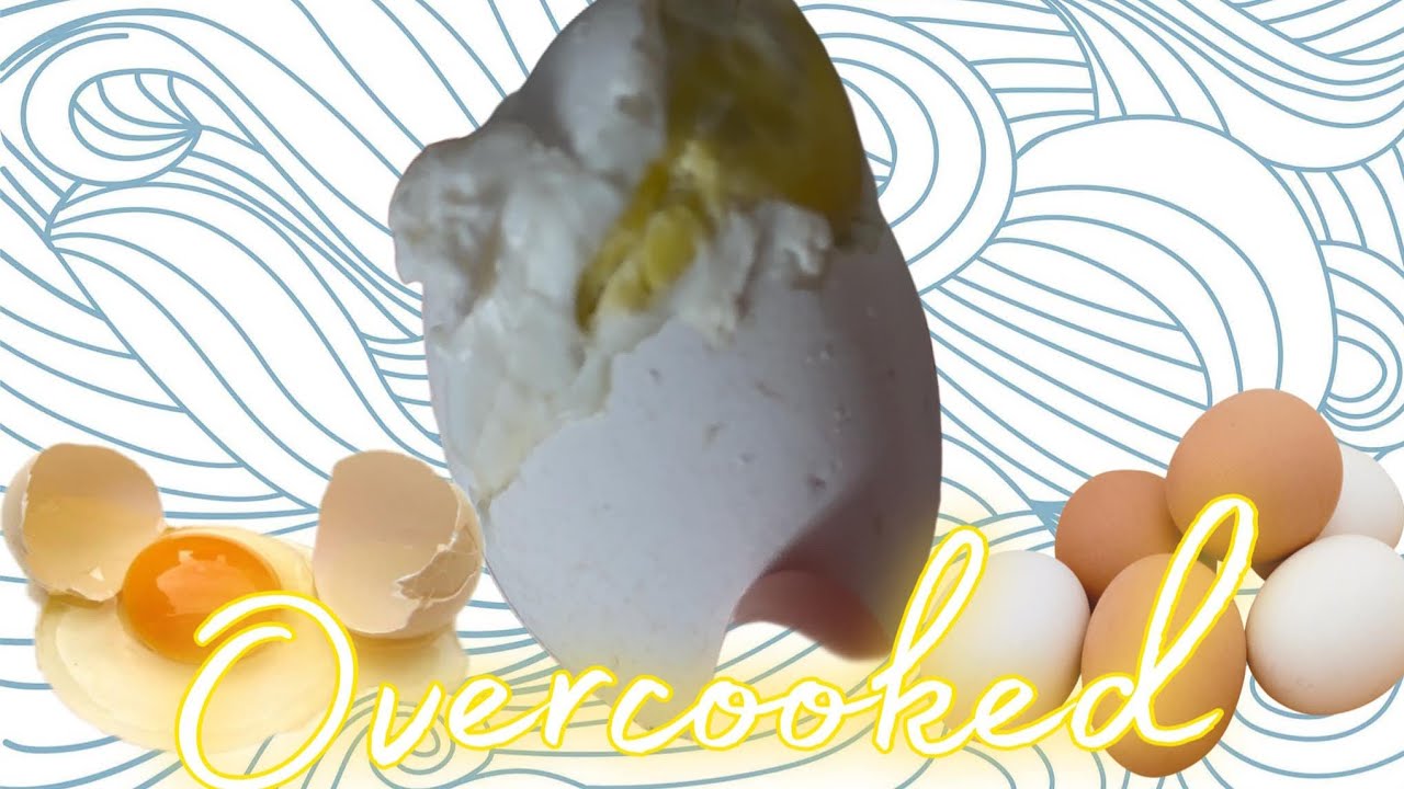 This is what a 30 minutes boiled eggs looks like 🥚🥚😂 overcooked eggs ...