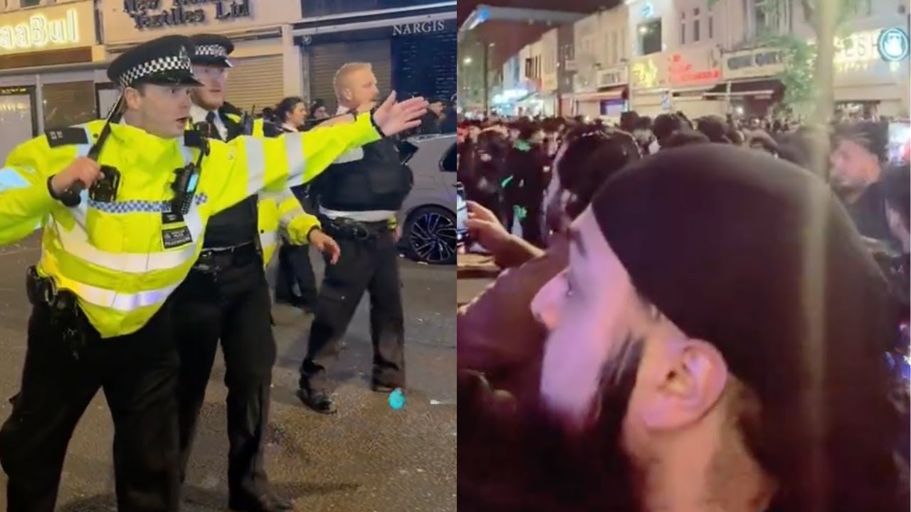 CHAOS In London As Islamic Eid Celebrations Turn Into RIOT - YouTube