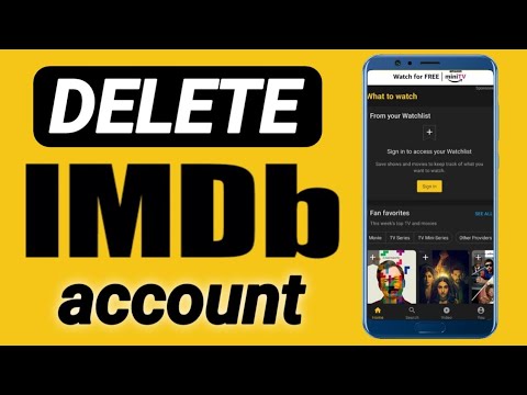 How to Delete IMDb Account Permanently - YouTube
