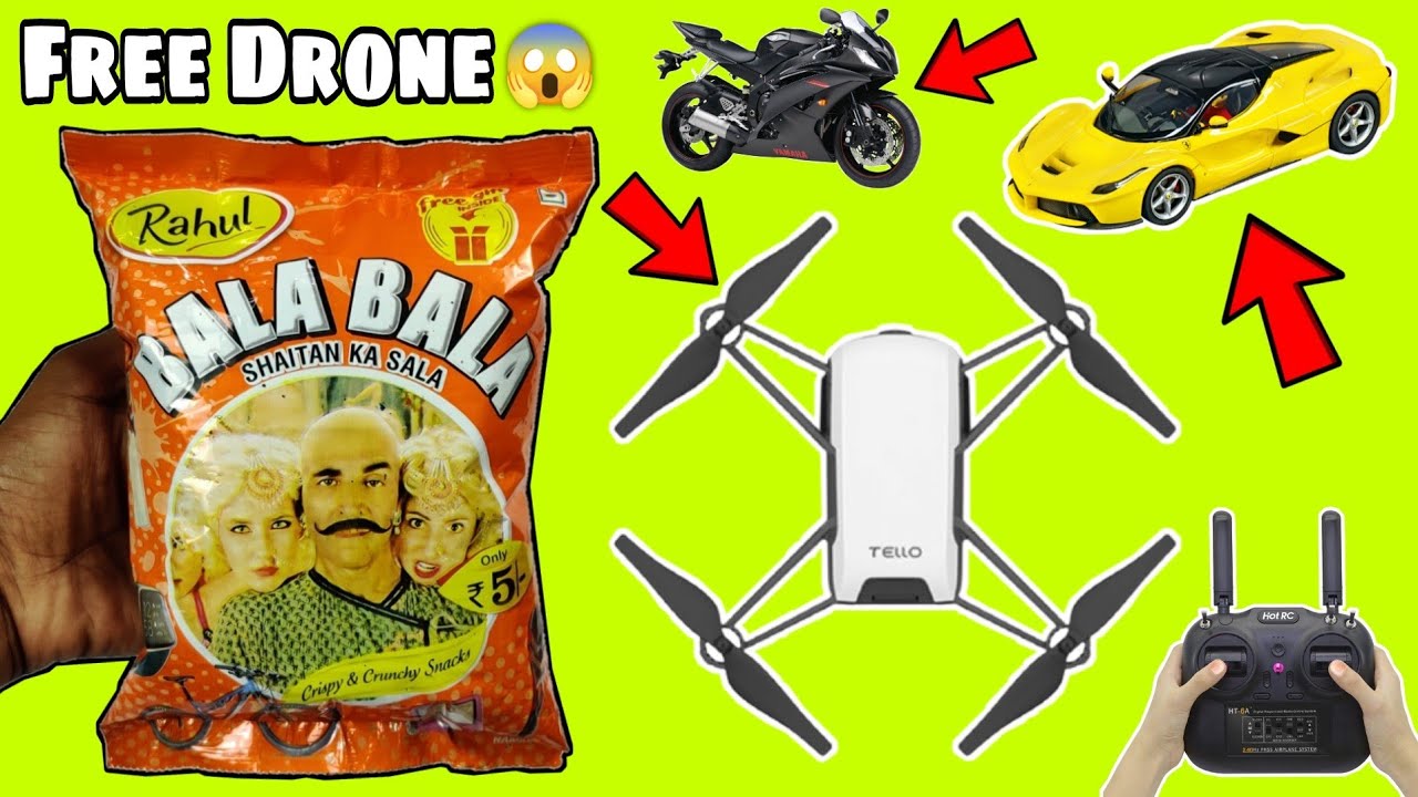 OMG Got Original MINI Drone , Super bike & Unique Car inside BALA BALA ...