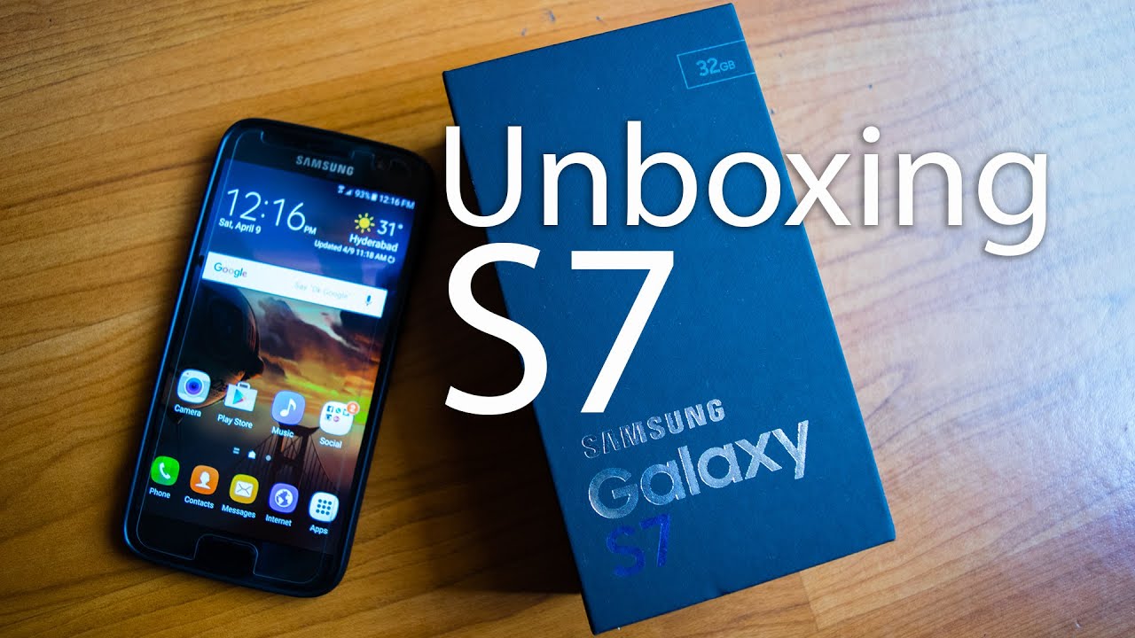 Samsung Galaxy S7 Unboxing and First Impressions! (HD) - YouTube
