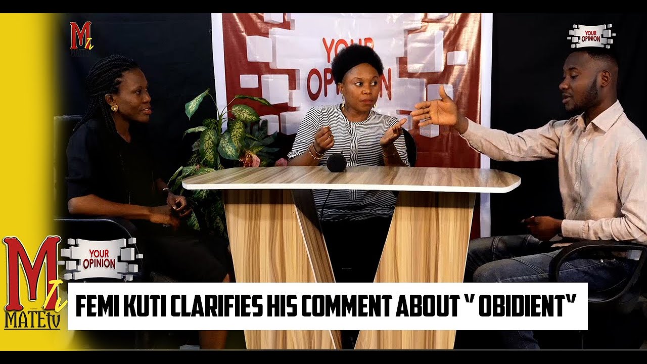 Femi Kuti clarifies his comment about Obedient /#14 - YouTube