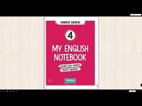 4. Sınıf Hibrid Serisi My English Notebook - YouTube