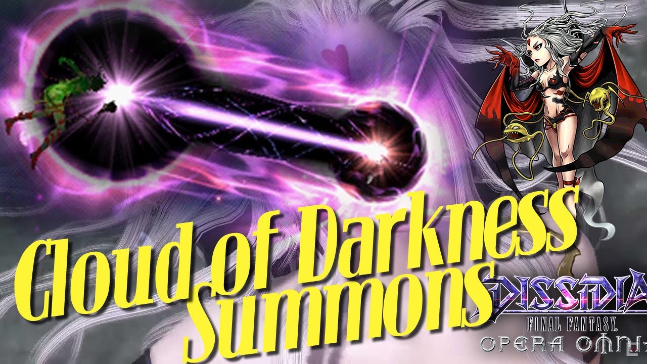 YAAS KWEEN of Darkness - Cloud of Darkness Summons - Dissidia Final ...