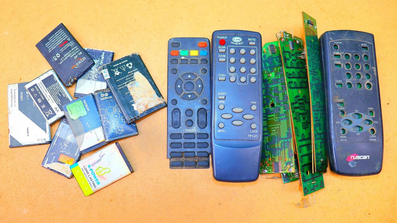 Awesome uses of old Mobile Battery and Tv Remote - YouTube