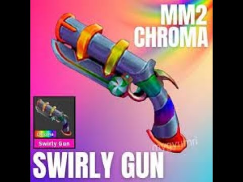 Getting Chroma Swirly Gun in Roblox MM2 - YouTube