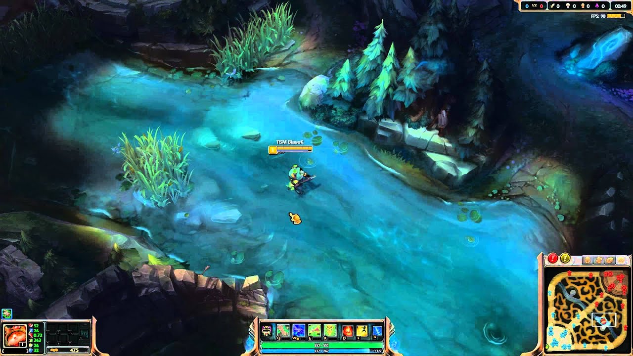 Tahm Kench laugh in LOL river - YouTube