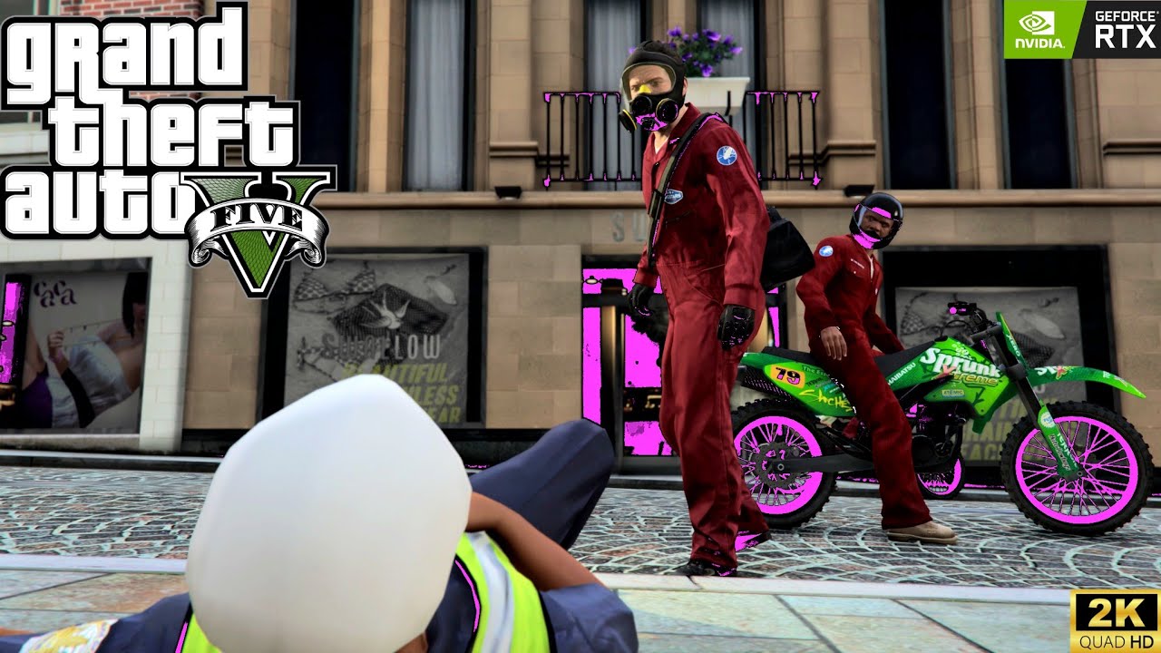 GTA 5 - First Heist The Jewel Store Job [2K 60FPS GAMEPLAY WITH RTX ...