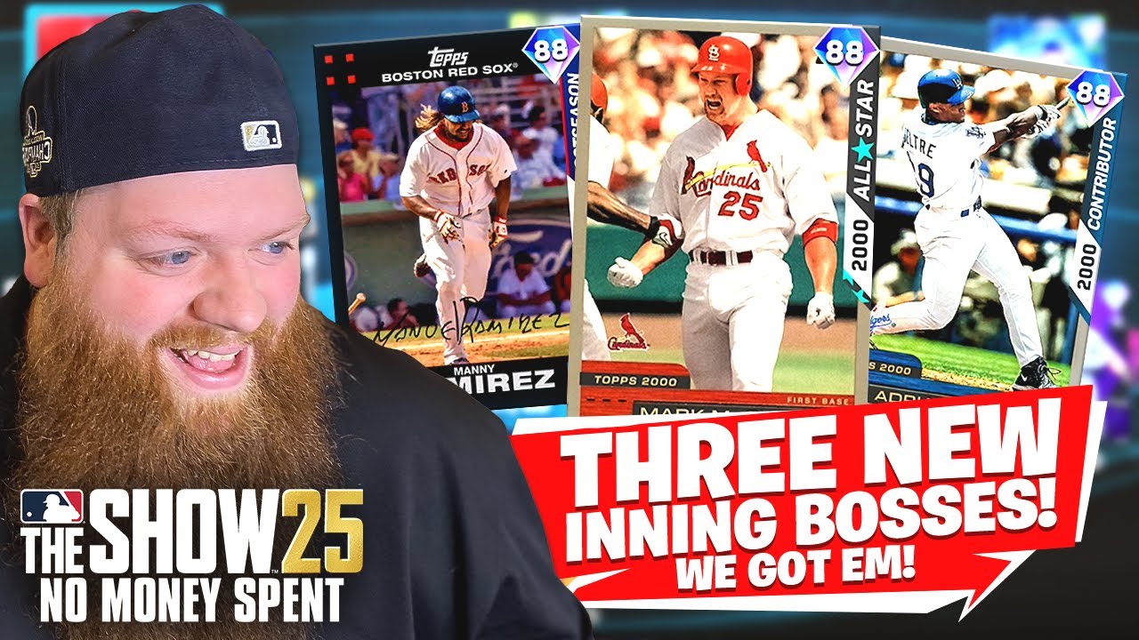 No Money Spent! I GOT ALL 3 1ST INNING BOSSES! MLB The Show 25 - YouTube