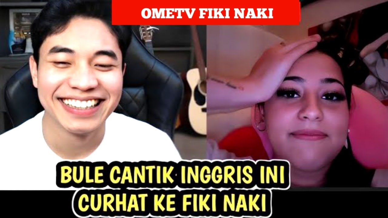 Bule cantik inggris ini malah curhat ke Fiki Naki - live Fiki Naki ...