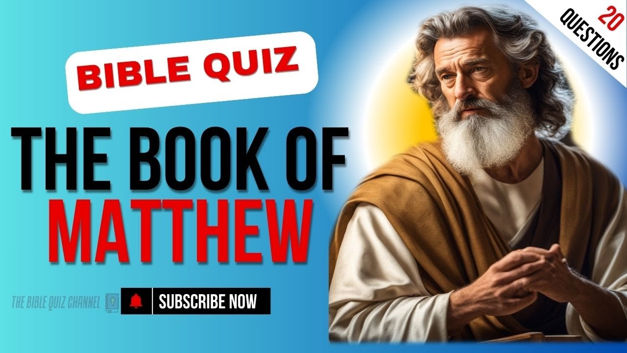 THE BOOK OF MATTHEW | Bible Quiz #quiz #bible - YouTube