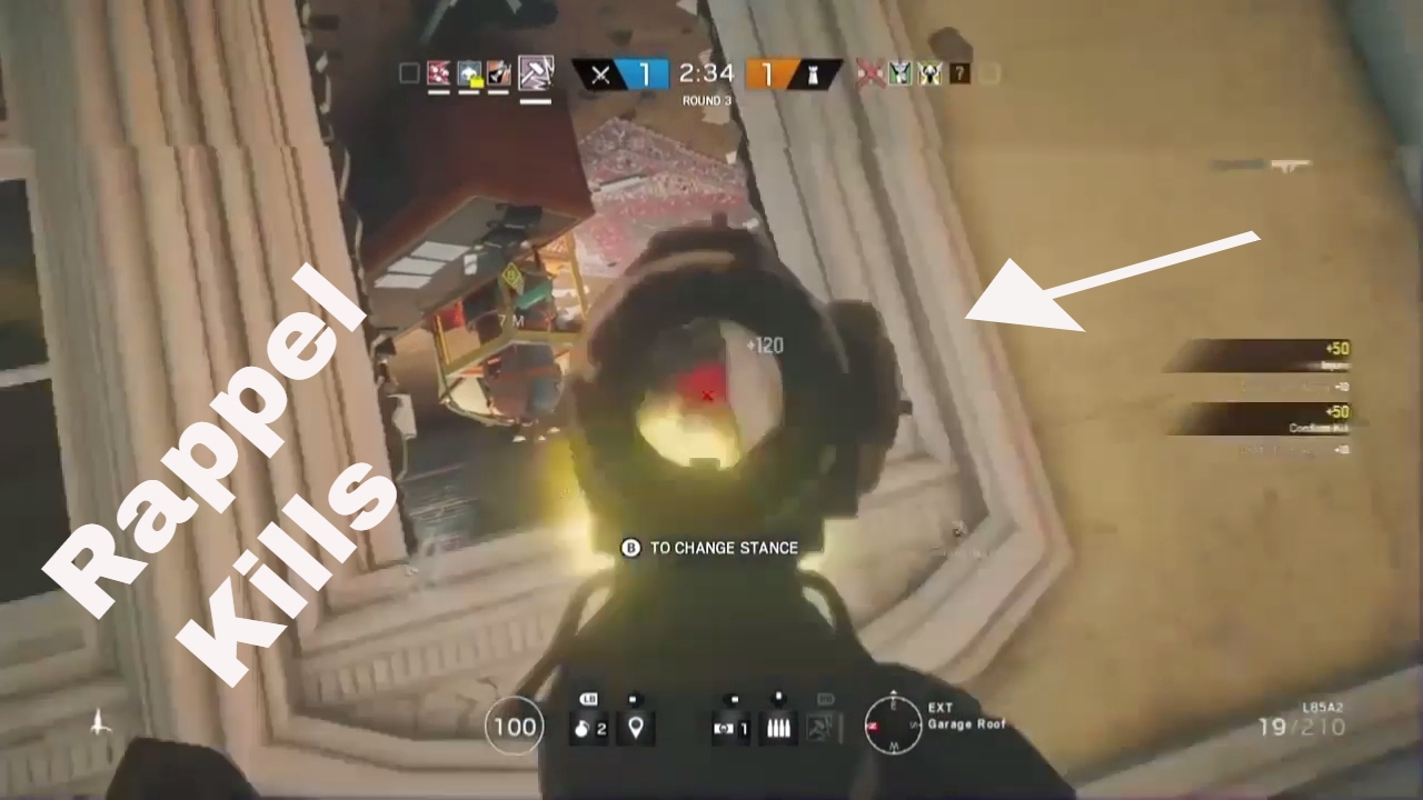 Tom Clancy's Rainbow Six Siege - Amazing Rappel Kills - YouTube