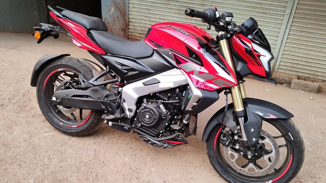 2025 Bajaj Pulsar NS 400 Z Red 😍 Colour | Full Review Hindi | @ymnvlogs ...