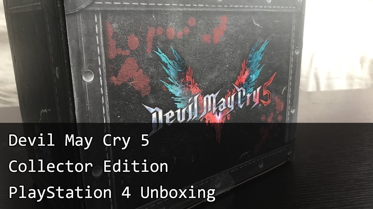 Devil May Cry 5 Collector's Edition - PlayStation 4 Unboxing - YouTube