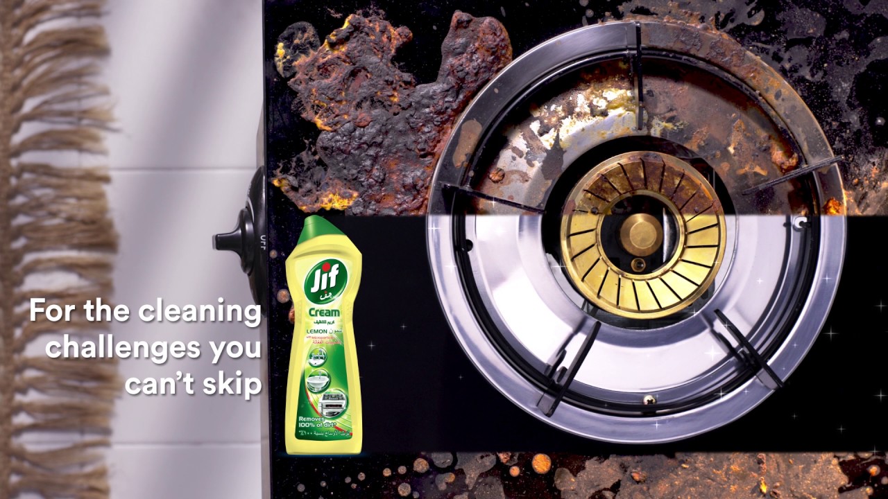 For the cleaning challenges you can't skip, there's always JIF # ...