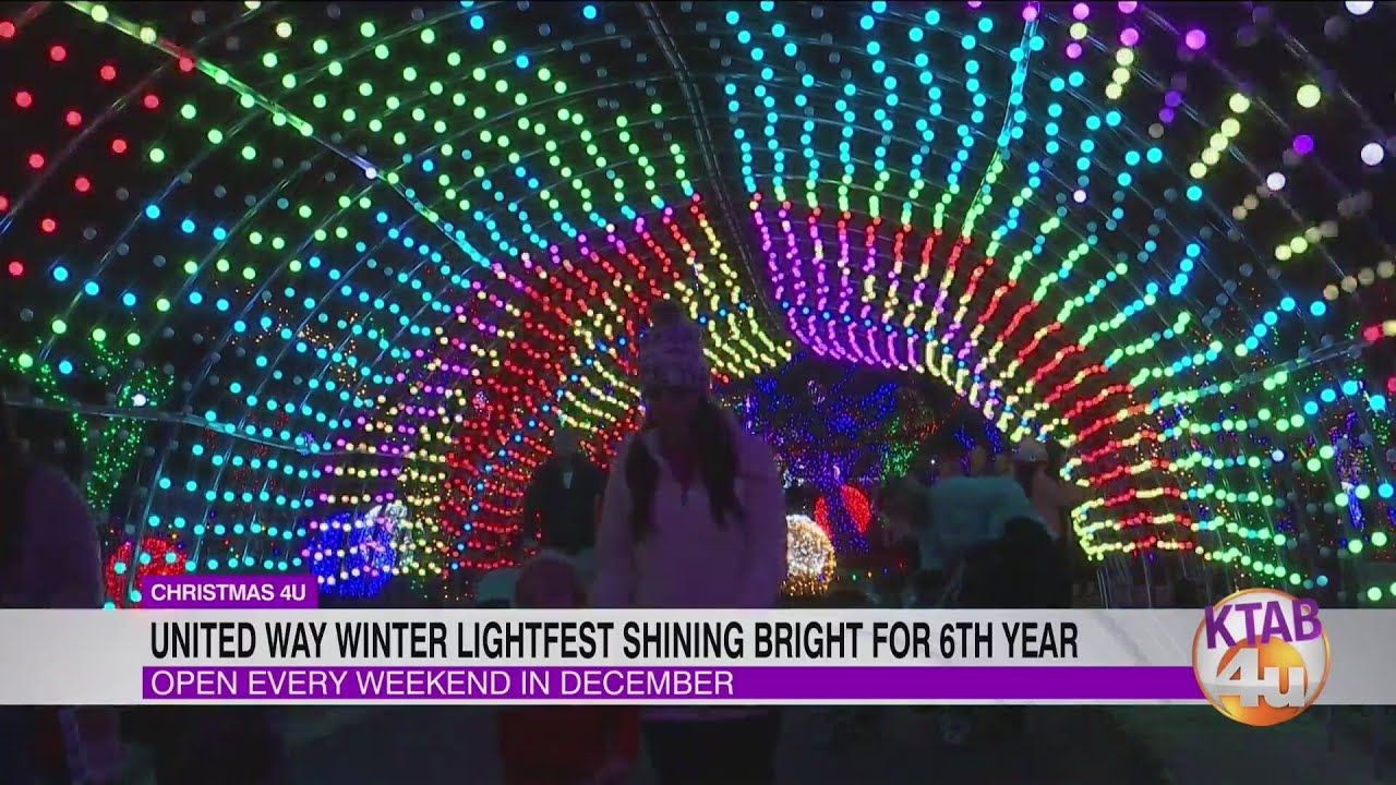 United Way Winter Lightfest shining bright for 6th year - YouTube
