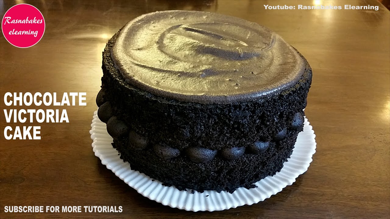 how to make moist chocolate Victoria sponge cake with coco cocoa powder ...