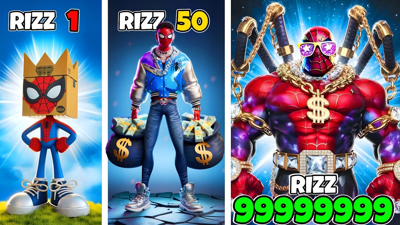 Upgrading SPIDERMAN To RIZZ SPIDERMAN in GTA 5 - YouTube