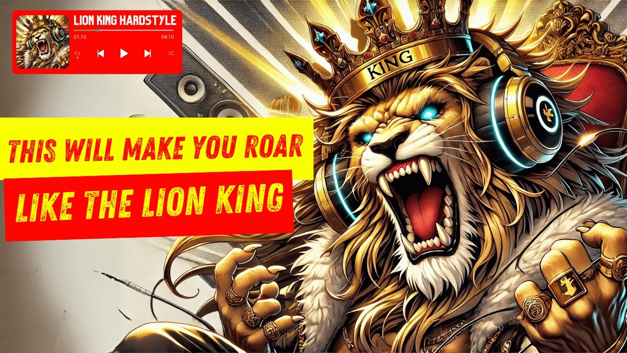 🦁 HARDSTYLE 🤖🎧 LION KING Power · ArmonIA Fusion 🎶👑 EDM & Hardcore 🏋️‍♀️ Workout Music / Zyzz ...