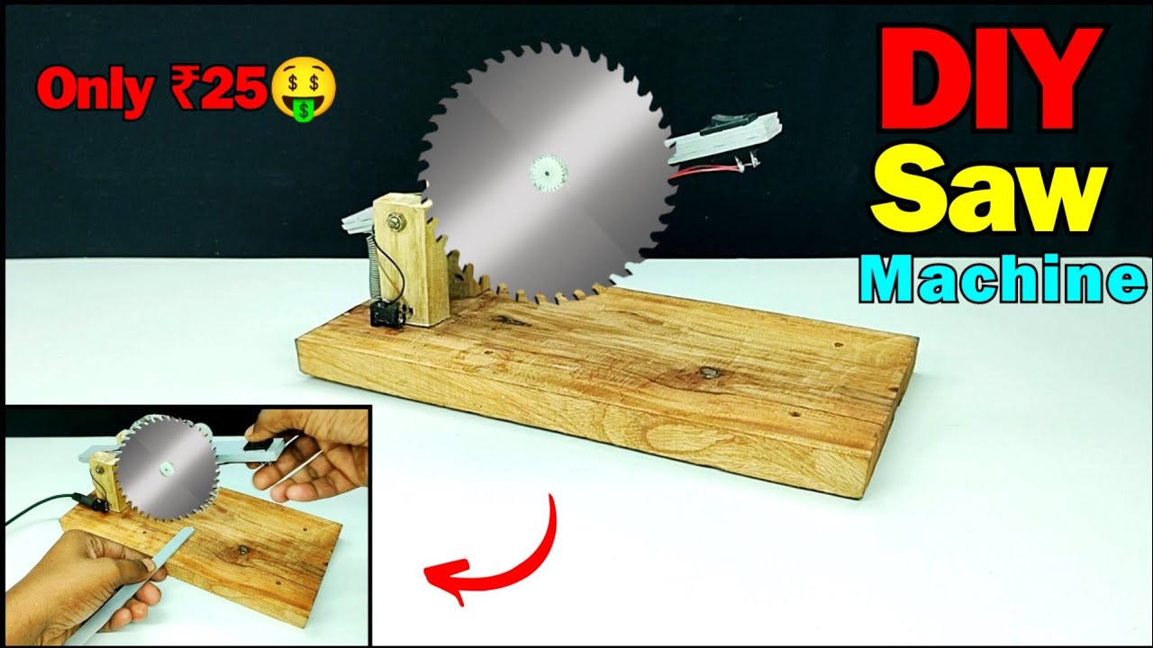 DIY Saw Machine || How To Make A Saw || Table Saw And Bench Saw Machine ...