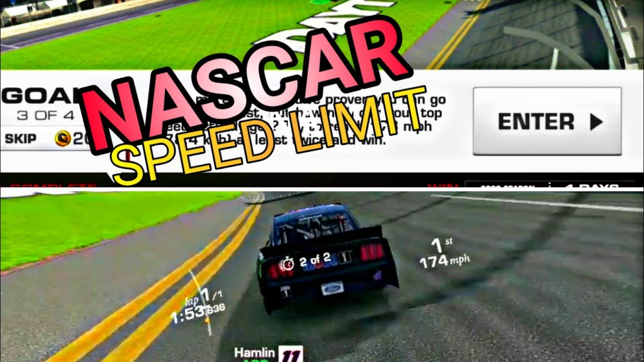 NASCAR MAX SPEED | REAL RACING 3 | FORD - YouTube