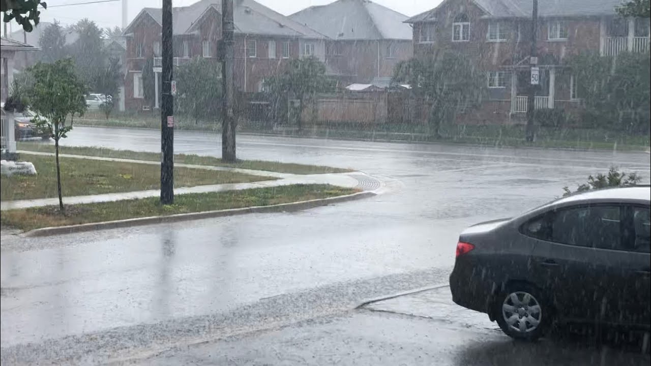 Satisfying rain sound and beautiful sights 😍🌧 - YouTube