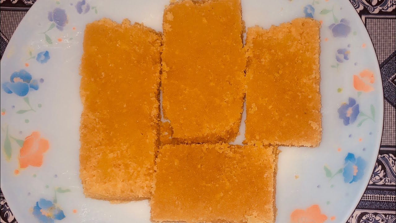 Microwave mysoor pak recipe || mysoor pak in 5 minute - YouTube