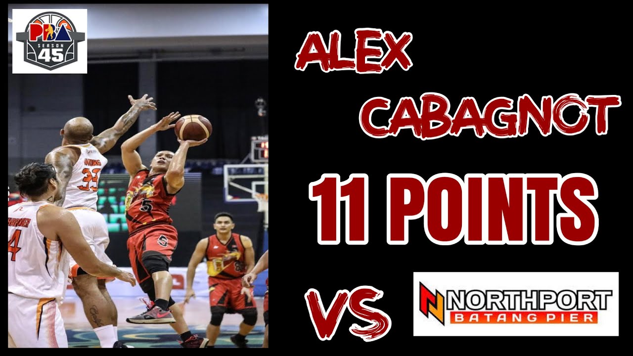 ALEX CABAGNOT OFFENSE HIGHLIGHTS | 11 PTS VS NORTHPORT | PBA BUBBLE ...