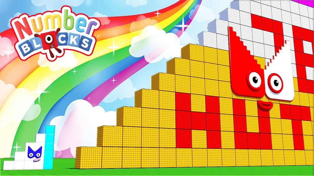 Numberblocks Step Squad NEW 1 to 210,000 BIGGEST - The Amazing Step ...