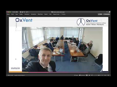 Jenkin Lecture 2020 | Mark Thompson: OxVent - Medical Device Innovation ...