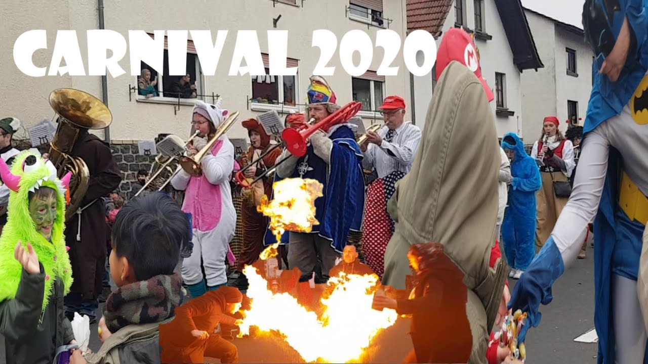 FASCHING CELEBRATION IN GERMANY 2020: VLOG#46 - YouTube