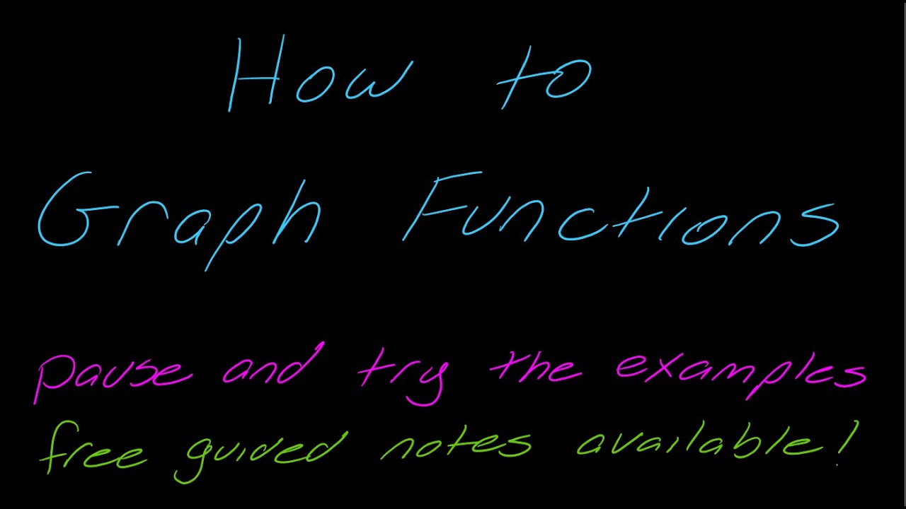 Lesson How To Graph Functions in General YouTube lesson-how-to-graph-functions-in-general-youtube