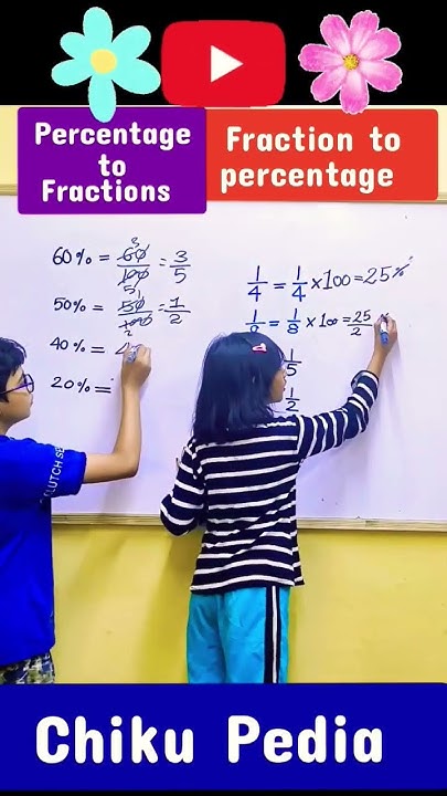 Maths Trick for Fast Calculation | Percent Trick |Percentage to Fractions short trick #fun # ...