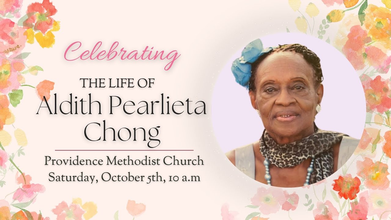 Thanksgiving Service for the Life of Aldith Pearlieta Chong - YouTube