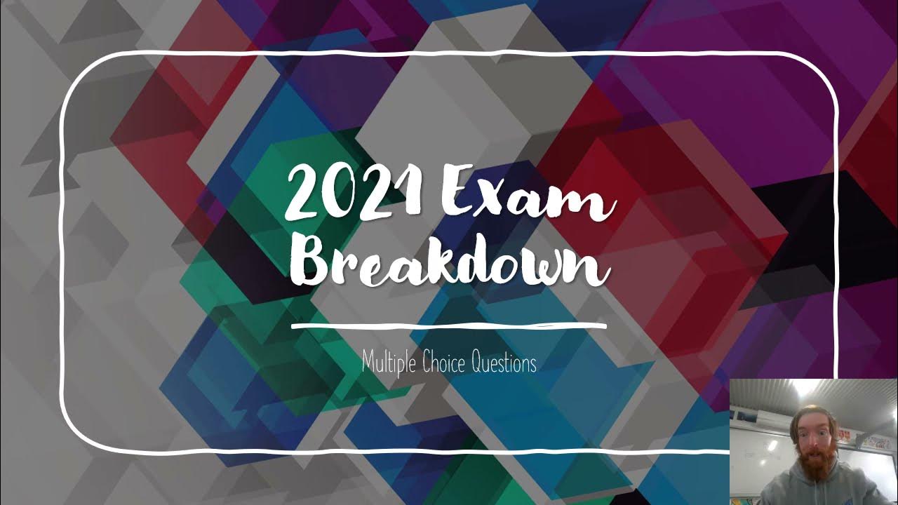 2021 VCE Economics Exam Breakdown - Multiple Choice Questions - YouTube