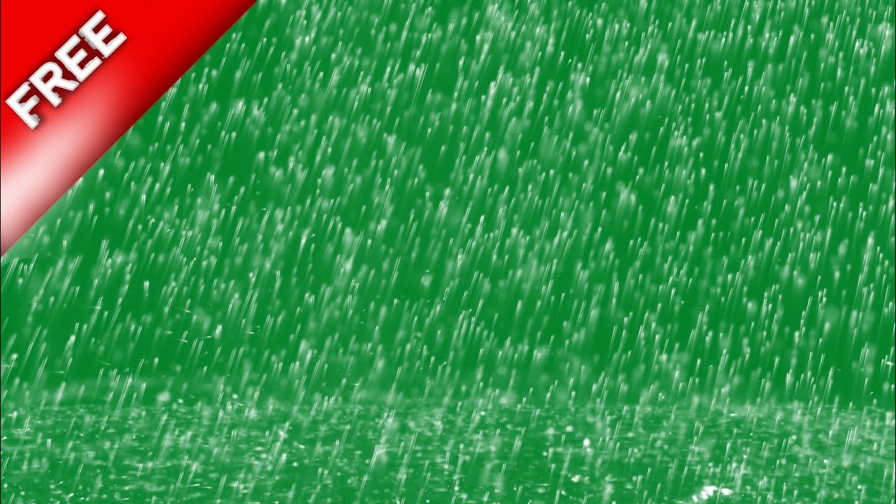Water splash green screen | rainfall green screen effect | rain green ...
